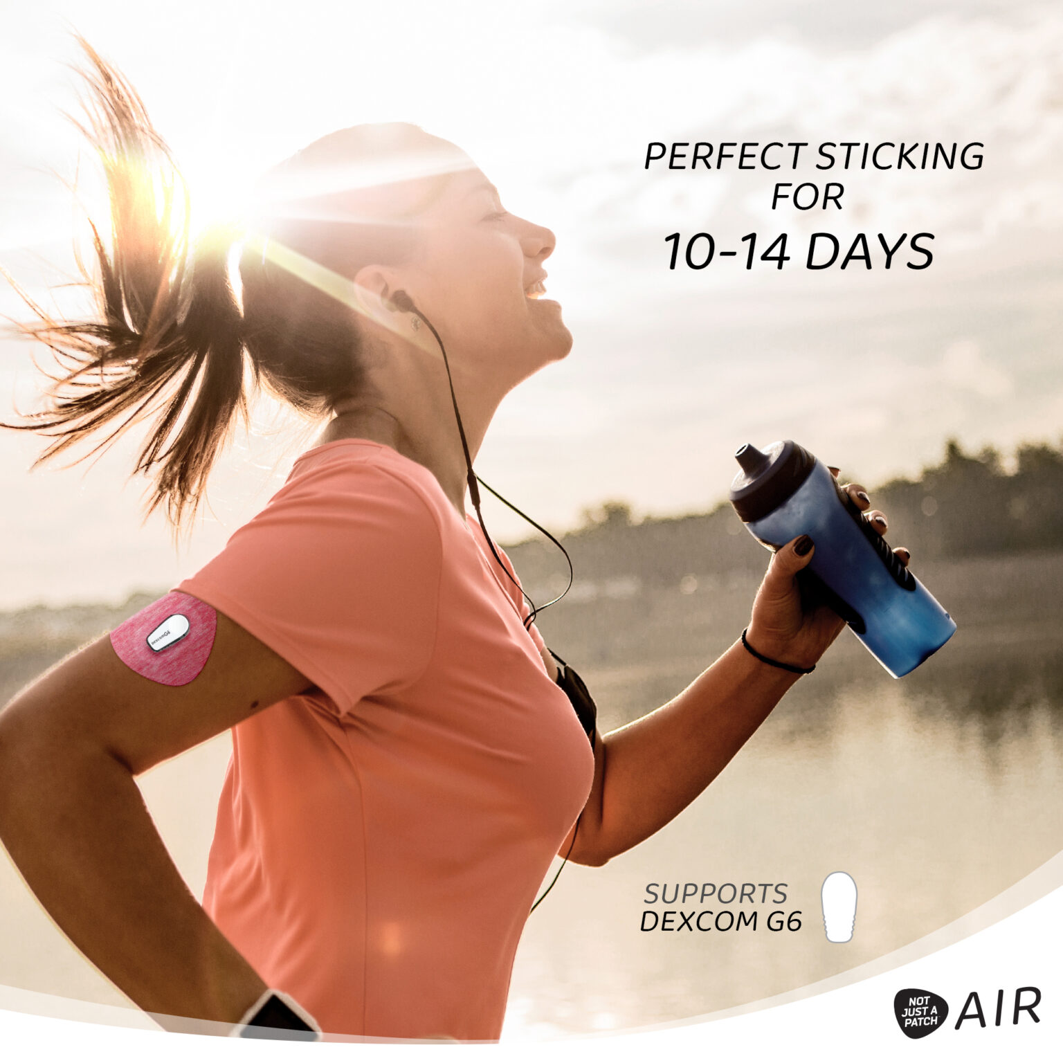 Air Patches for Dexcom G6 - Pink - 20 pack | Not Just a Patch
