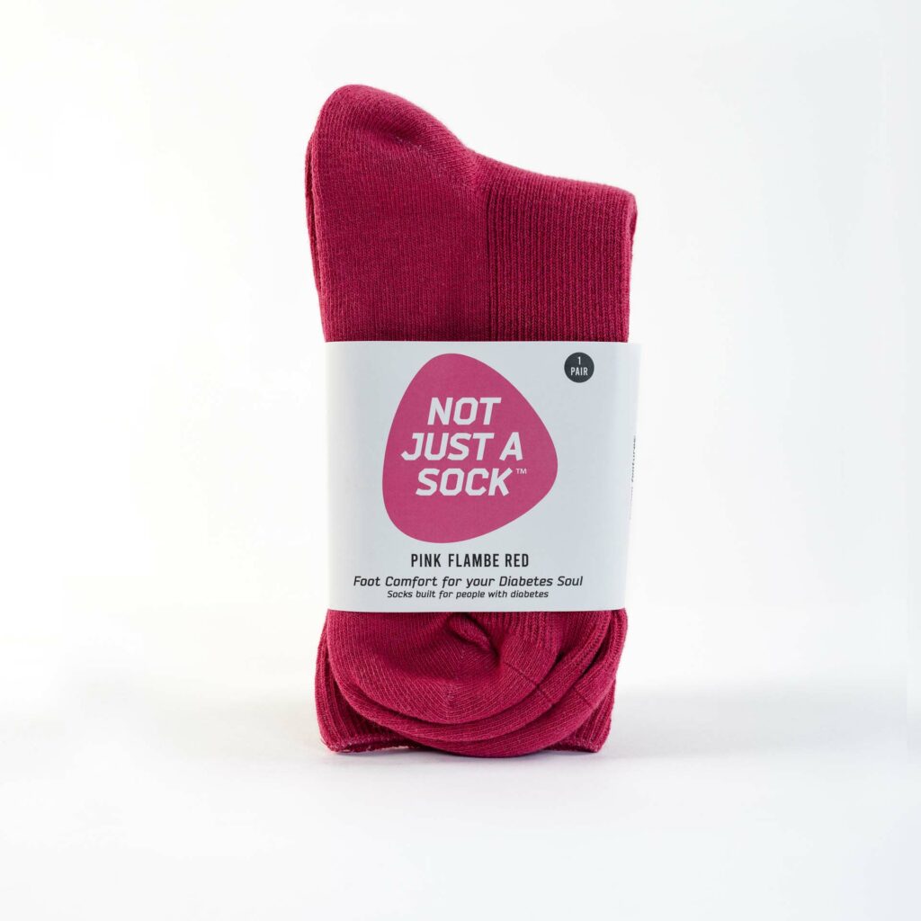 Not Just a Sock - Pink Flambe Red | Not Just a Patch