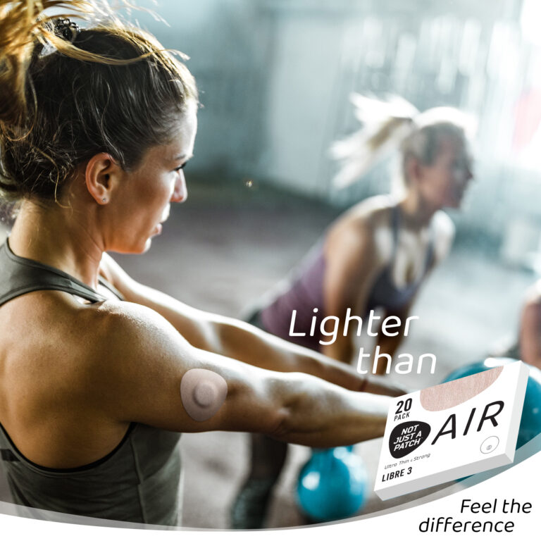 Air Patch for Freestyle Libre 3 - Beige - 20 Pack | Not Just a Patch