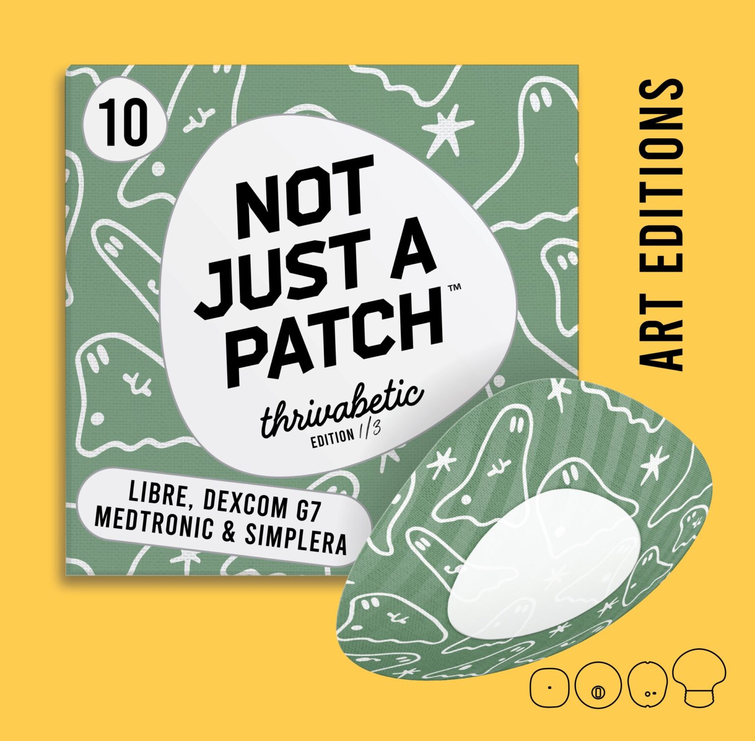 NJAP x Thrivabetic - Original Patches for Freestyle Libre 1 and 2 ...